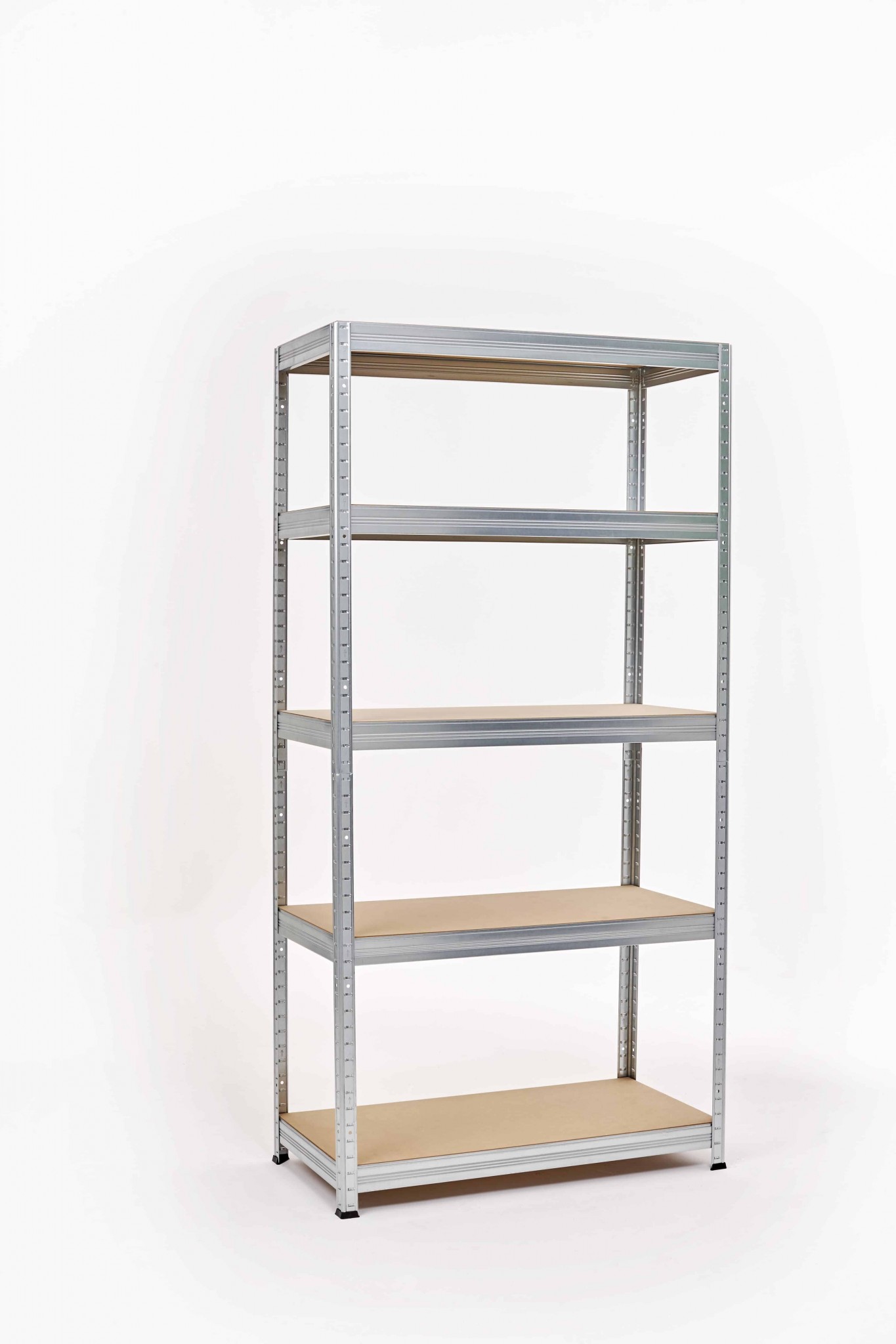 2 x Dexion Economy 350 Shelving Bay galvanised 5-tier