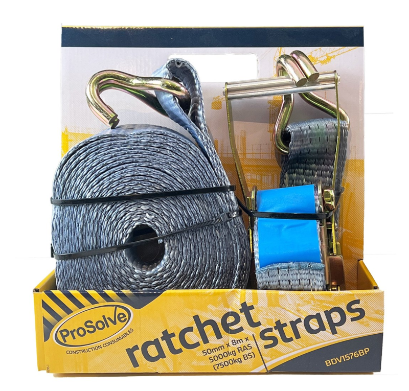 Ratchet Strap 5000Kg (50mm x 8m) - Racking 365